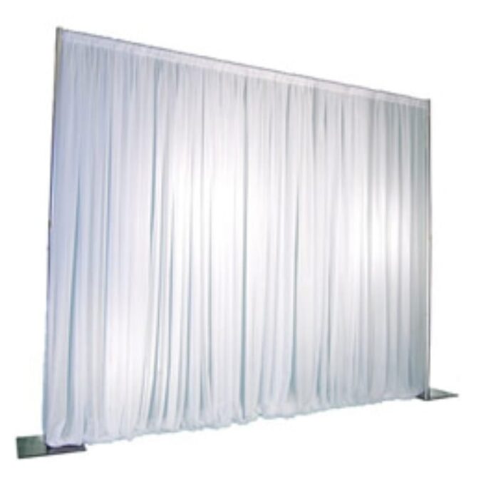 3- Panel Pipe and Drape Kit/ Backdrop 6-10 Feet Tall (Adjustable) - La ...